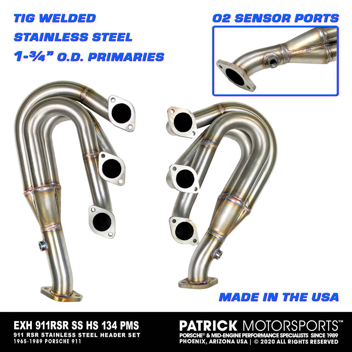 New Product Release: 911 RSR Style Full Stainless Steel Exhaust Header ...