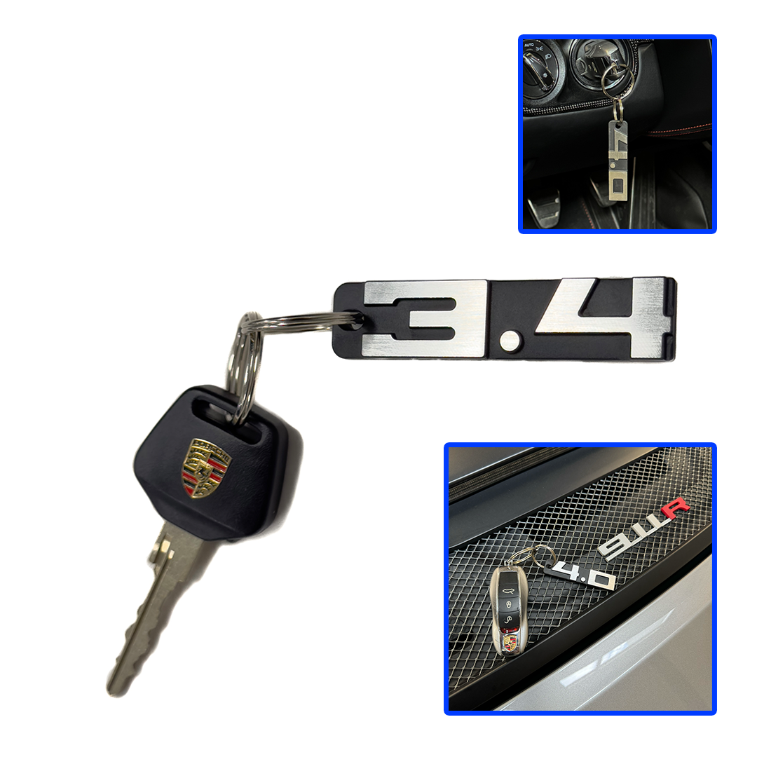 NEW! 3.4L Engine Keychain For Porsche 911 / 930 / 911 Turbo / 914 ...