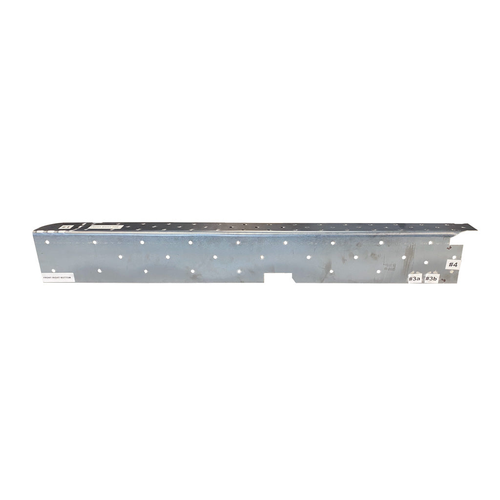 Porsche 914 Longitudinal Chassis Door Sill Reinforcement Plate Set (BO ...