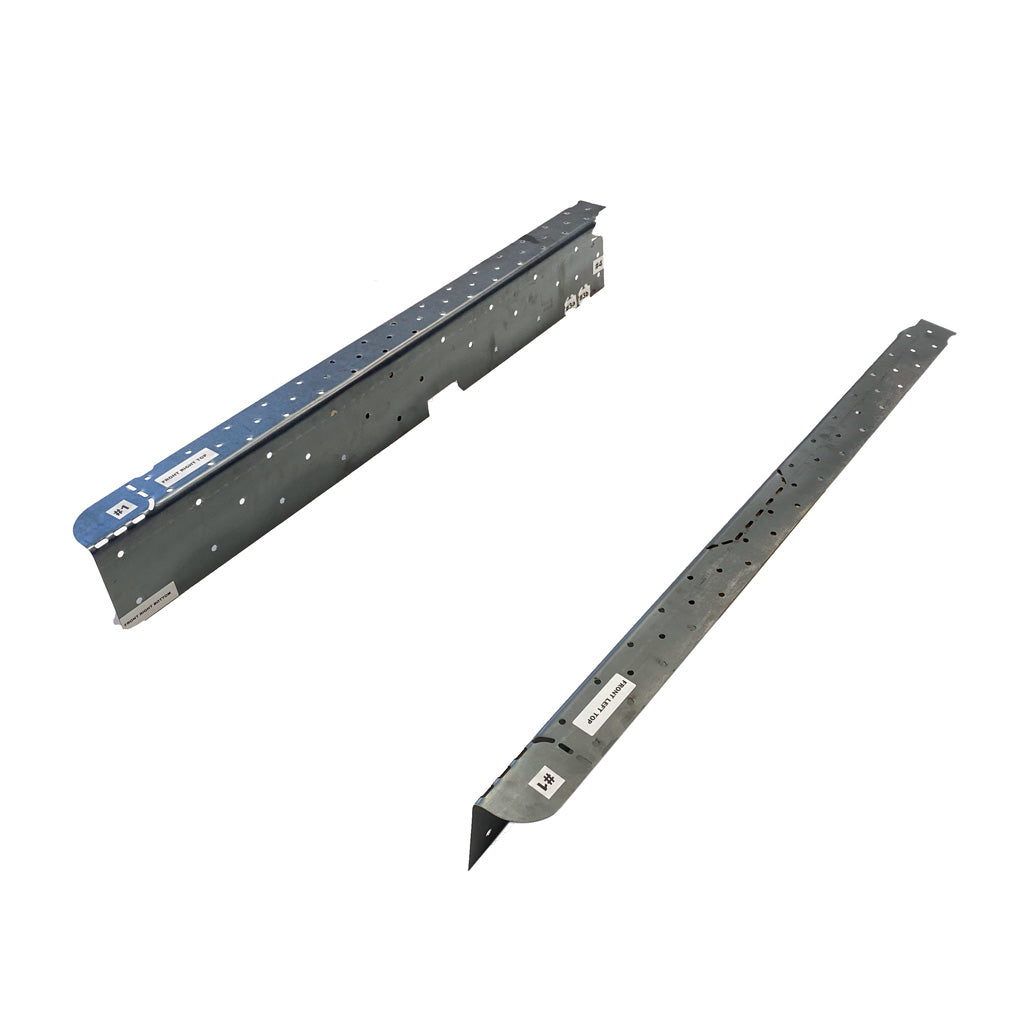 Porsche 914 Longitudinal Chassis Door Sill Reinforcement Plate Set (BO ...