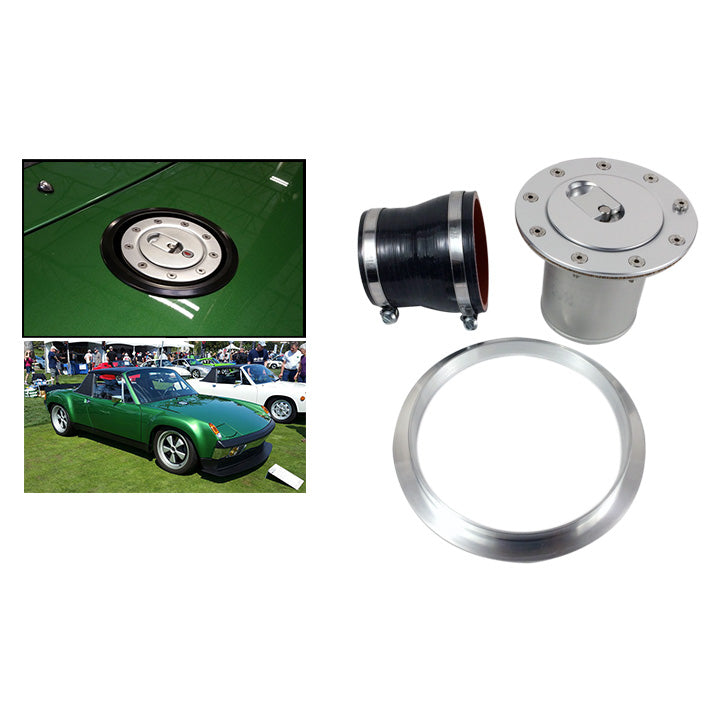 Flush Mount Fuel Filler Cap Kit For Porsche 914 (FUE FLT MT FILL CAP P ...
