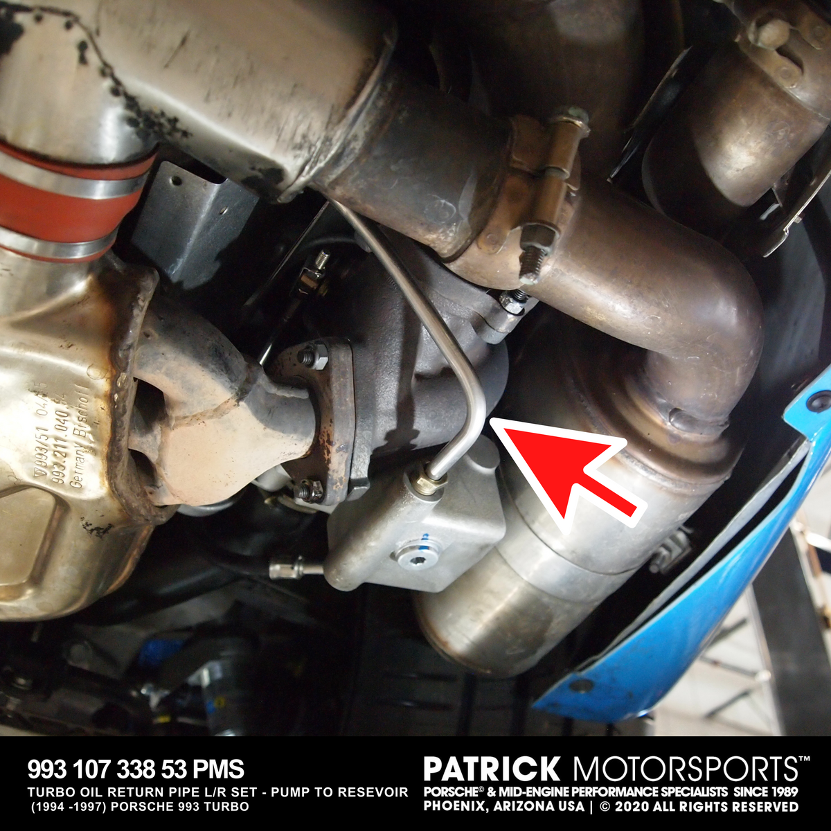 NEW STOCK! 993 Turbo Oil Return Pipe Set - Left & Right Sides (TUR 993 ...