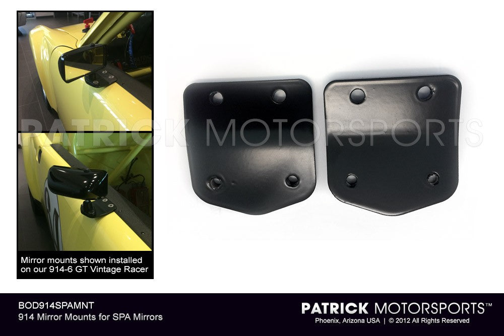 Porsche 914 Mirror Mount For Spa Mirrors (BOD 914 SPA MNT) – PATRICK ...