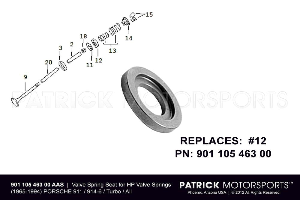 Valve Spring Seat For HP Engine Valve Springs (ENG 901 105 463 00 AAS ...