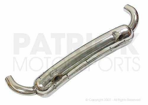 Porsche 911 Sport Exhaust Muffler - Polished Stainless Steel - 70mm Du ...