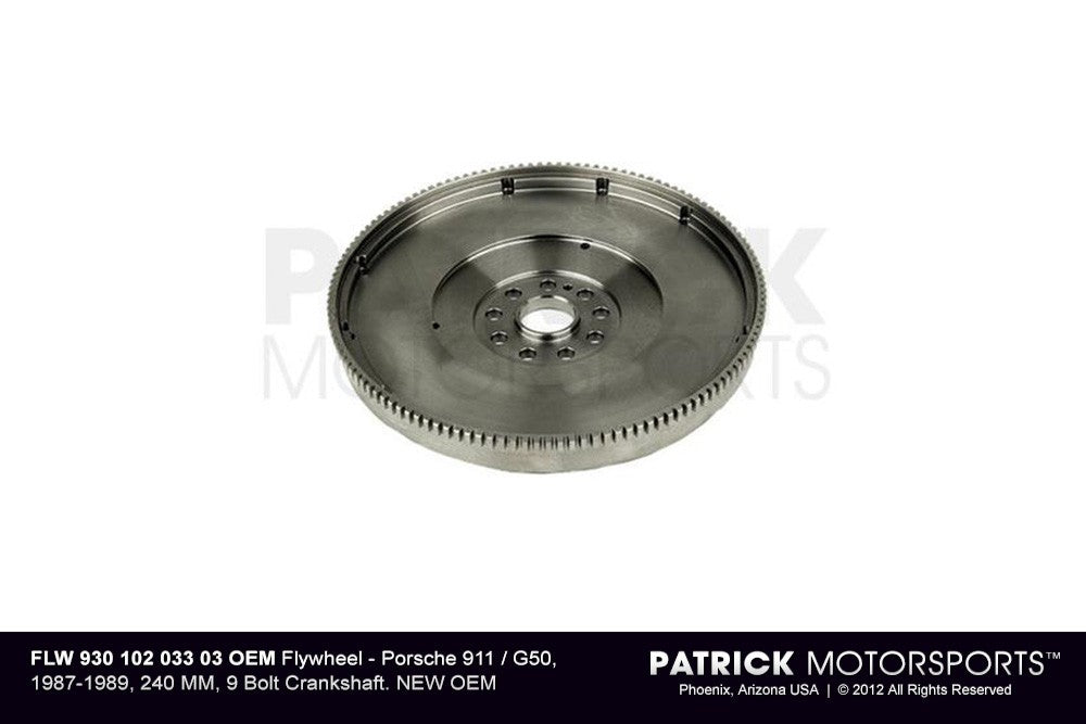 9 Bolt 240mm Flywheel For Porsche 911 / 964 / 993 G50 Transmission (FL ...