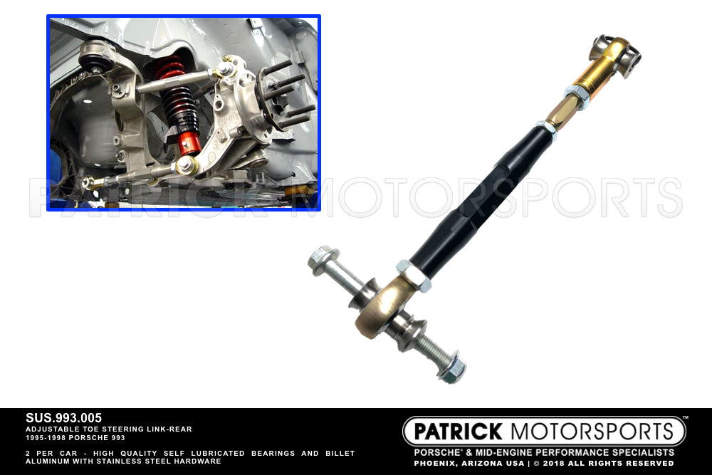 Toe Steering Link Rear Suspension 993 (SUS 993 005) – PATRICK ...